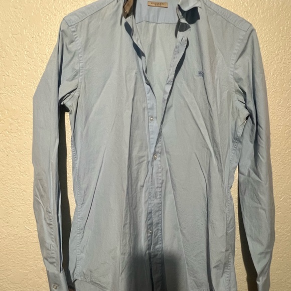 Burberry | Shirts | Burberry Light Blue Casual Button Down Shirt | Poshmark